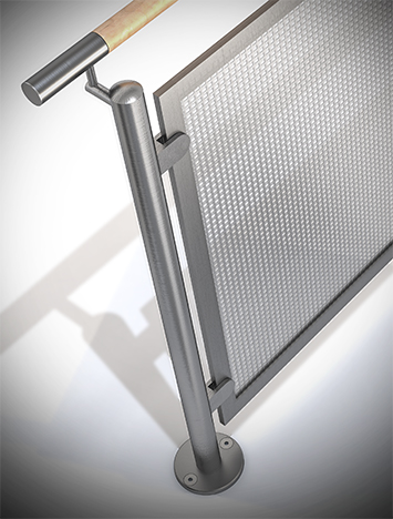 CIRCUM™ Round Post Railing System | HDI Railing Systems