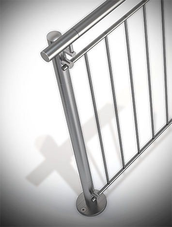 CIRCUM™ Round Post Railing System | HDI Railing Systems