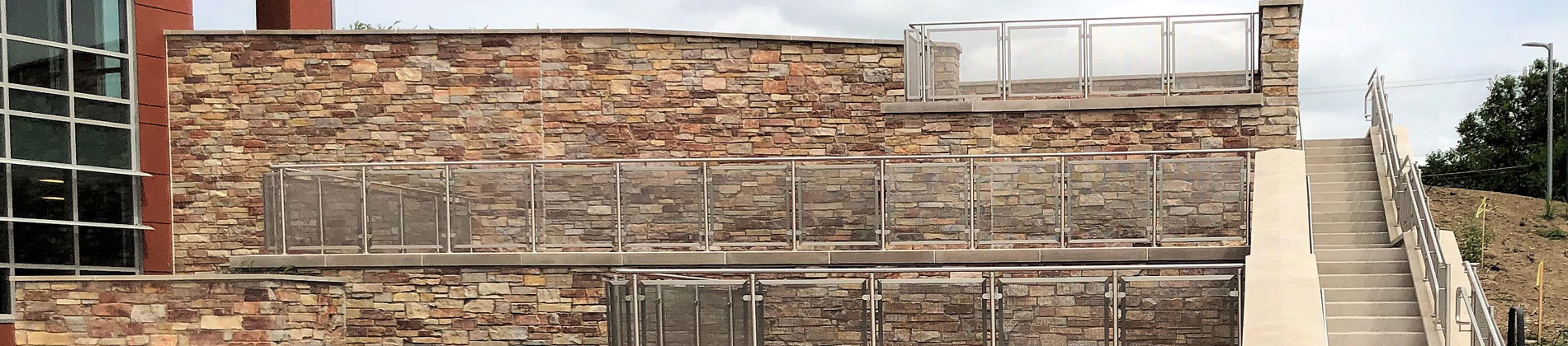 CIRCUM railing installed at Lake Villa Library | HDI Railing Systems