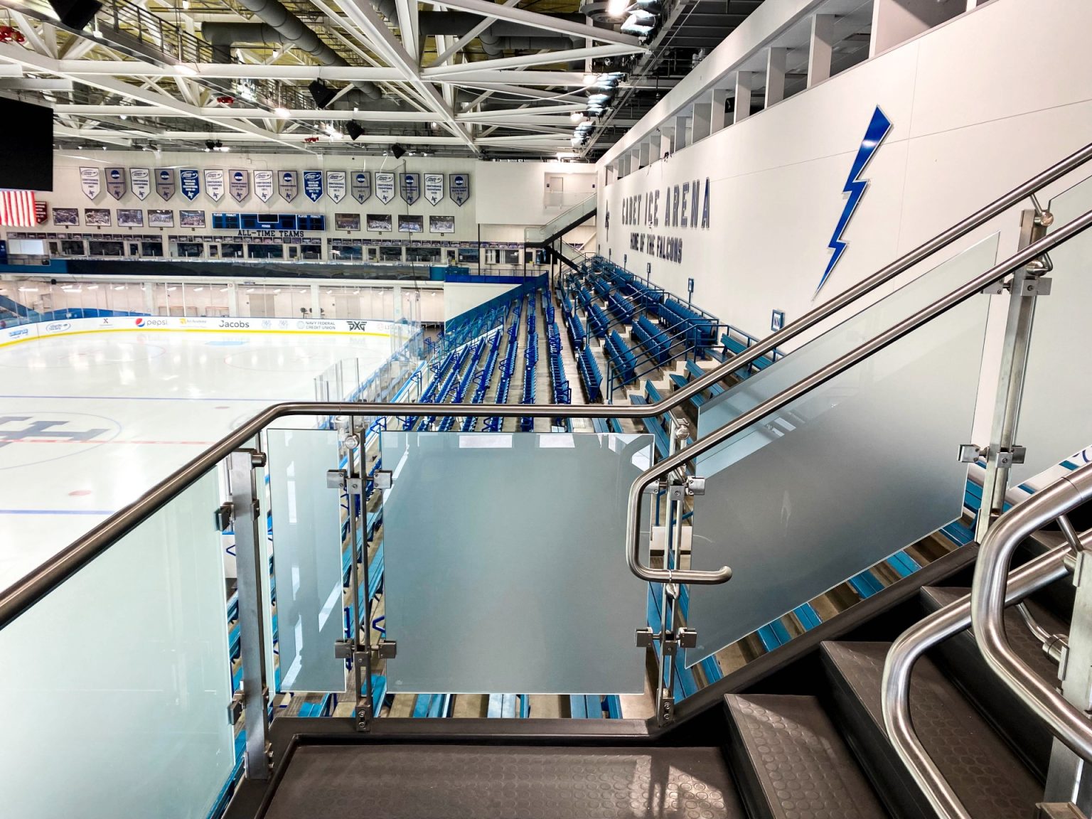 inox™ Elevating the Cadet Ice Arena | HDI Railing Systems